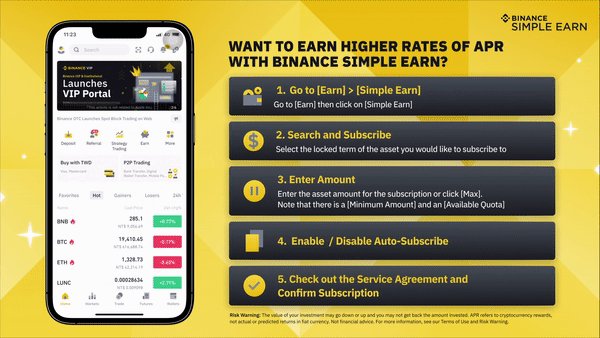 Binance on Twitter: "If you're looking to earn on your idle assets, #Binance Simple Earn could ...