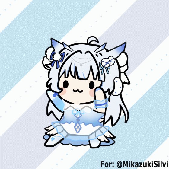 Waabyuu π Water Vtuber π On Twitter Cute Vibing Emote To Celebrate