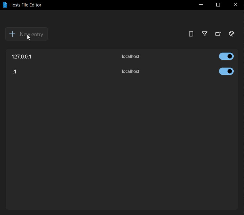 Windows Dev Docs On Twitter The Hosts File Editor Is A New Windows Powertoy Which Provides A