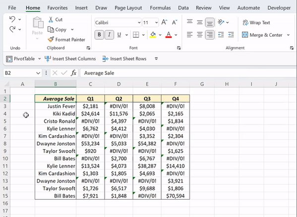 Excel Dictionary ☕️ on Twitter: "5. Replace Errors Instead of replacing errors one by one to ...