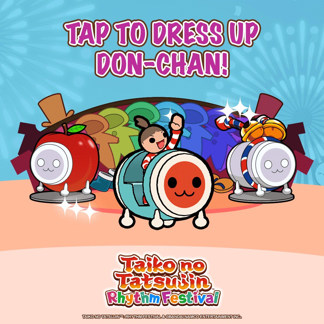 Taiko no Tatsujin on Twitter: "Outrageous? Brilliant? Spectacular? DON-Chan is a fashion icon! 💅 ...