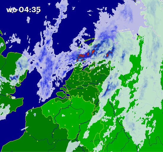 Buienradar on Twitter: "Goedemorgen! Het wordt een eentonig verhaal, maar de komende tijd houden ...