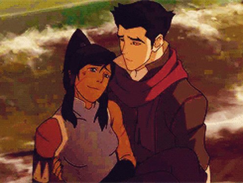 Korra And Mako Kiss Gif