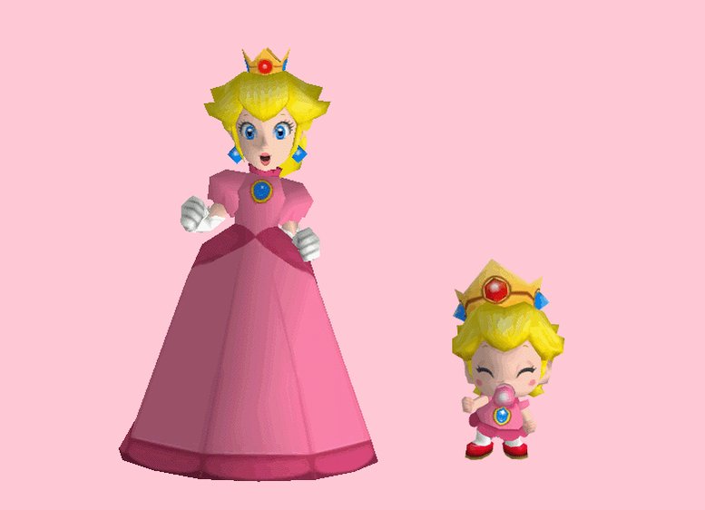 Baby Peach And Peach