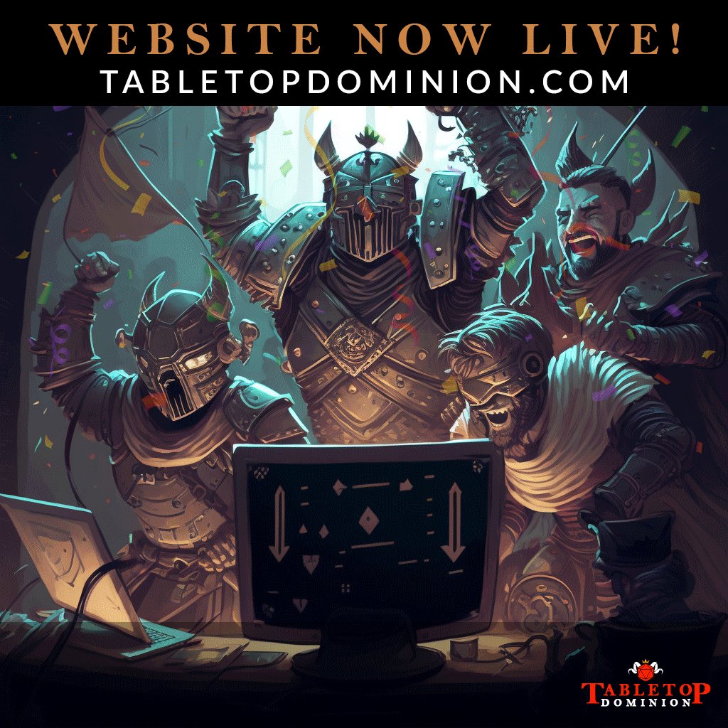 Lich Zoluan on Twitter: "RT @TTDominionLTD: Its official. Tabletop Dominion is now live on its ...