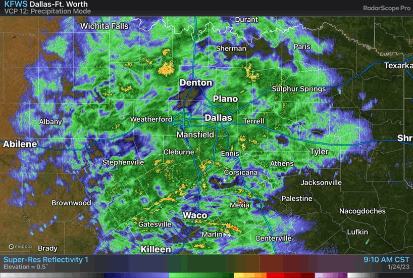 Nws Fort Worth On Twitter 9 57 Am Widespread Rainfall Is Currently
