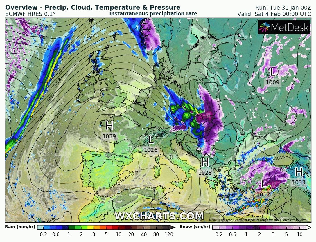 wxcharts - a MetDesk Company on Twitter: "Cold Turkey! That's what the forecast models are ...