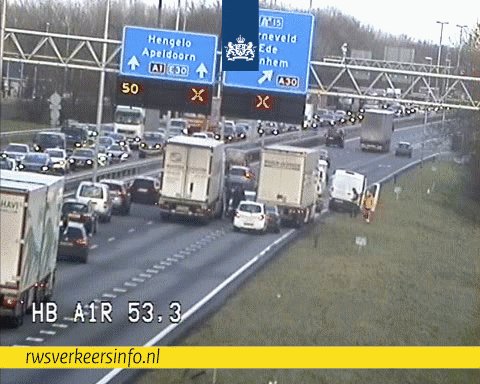 Rijkswaterstaat Verkeersinformatie on Twitter: " | Op de #A1 richting Apeldoorn is bij Barneveld ...
