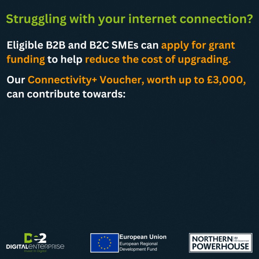 Digital Enterprise on Twitter: "Can we help reduce the cost of your Internet upgrade? Eligible ...