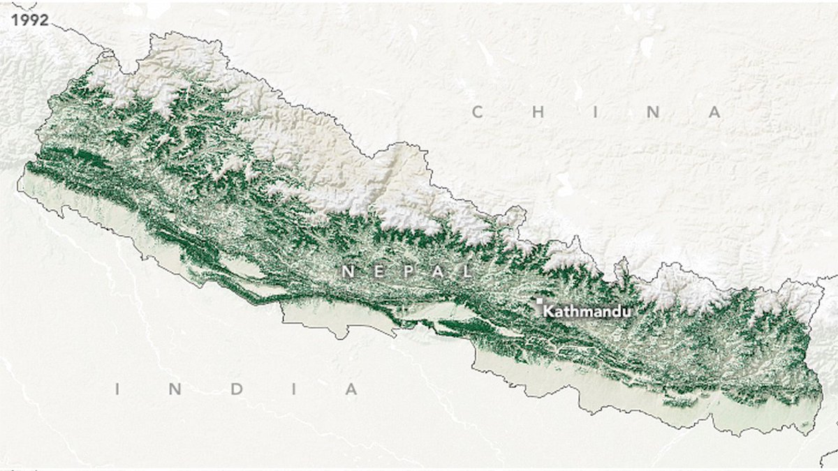 Physical Map Of Nepal