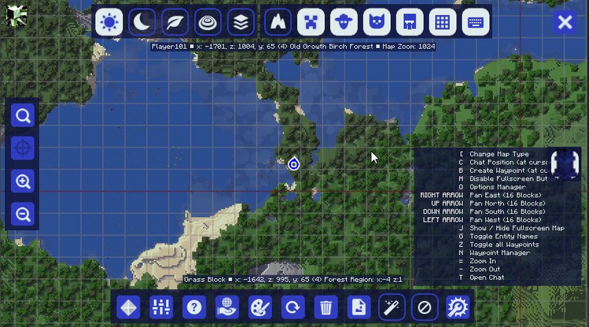 Journeymap Mod Realtime Mapping For Minecraft JourneyMap 1.20.1