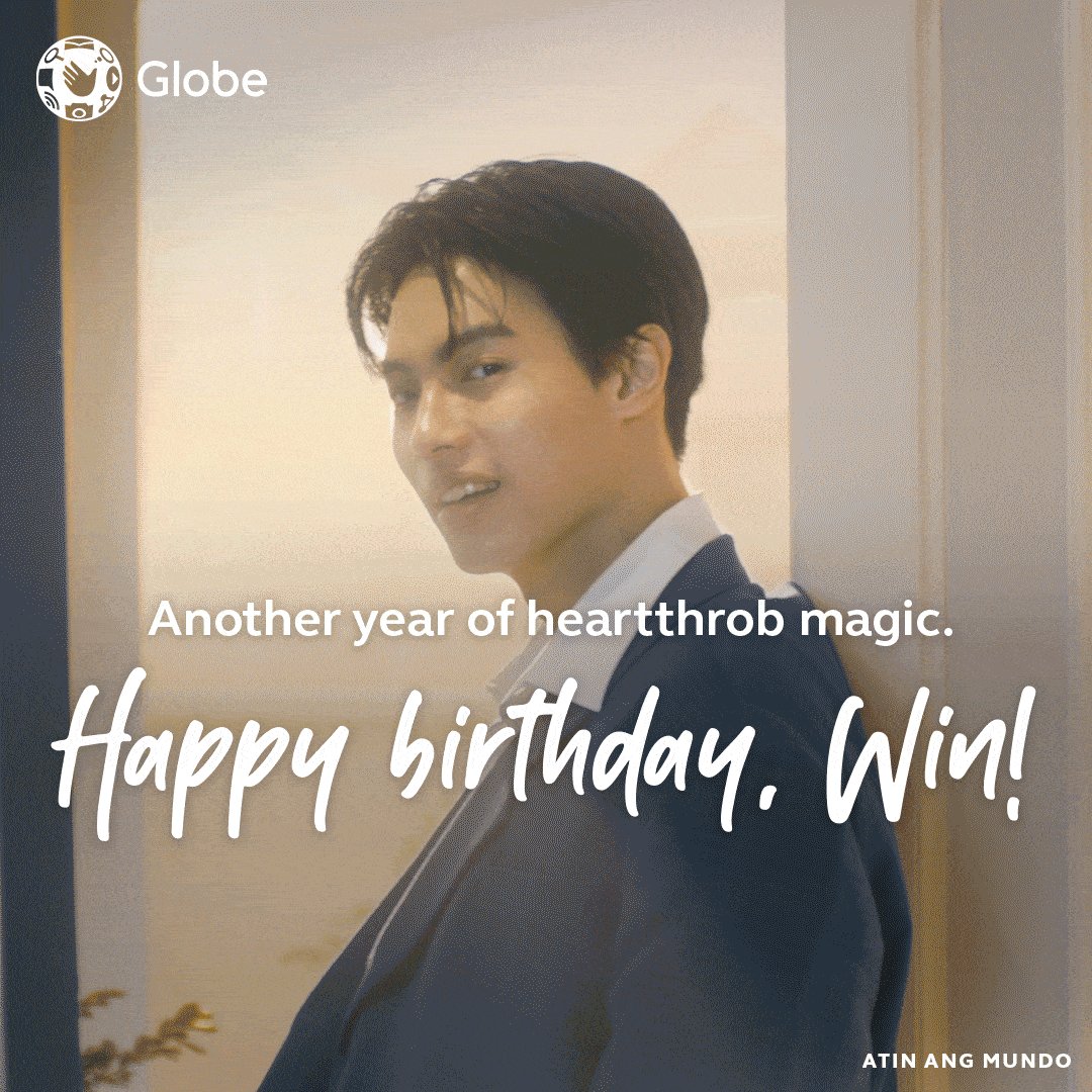 CursedFangirls★彡 on Twitter: "RT @enjoyGLOBE: One more year for the one and only heartthrob! 😍 ...