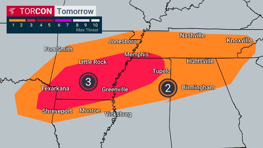 We're watching tomorrow's risk for severe weather! See how storms will ...