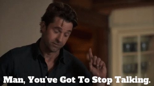 Stop Talking Gif
