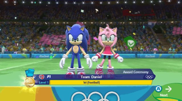 Daily SonAmy 💙💗 on Twitter: "Mario and Sonic at the Rio 2016 Olympic Games (Wii U) - Sonic and ...