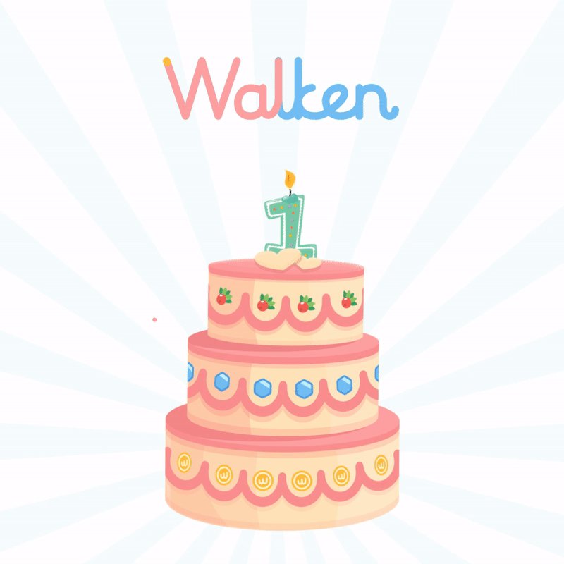 Walken - PUBLIC BETA is Live! on Twitter: "#WalkenTurns1 🎊 🗓 Today marks the 1st #walken_io ...
