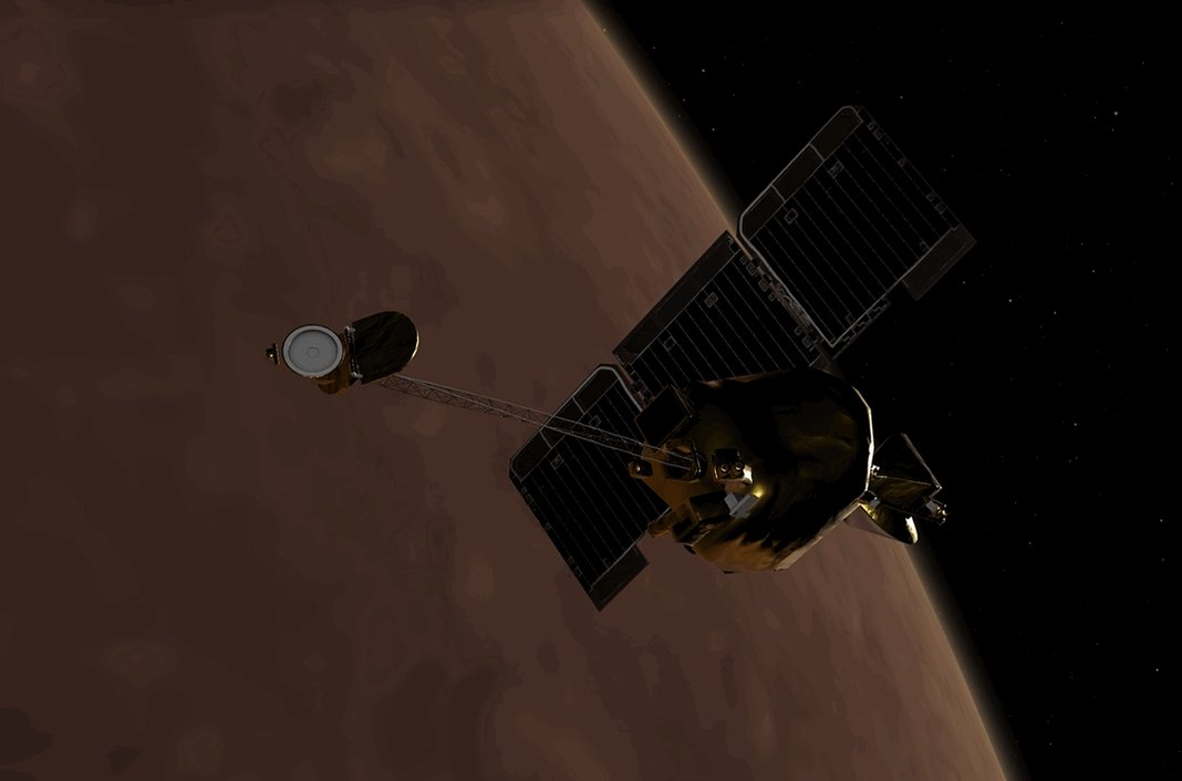 From The Mars Odyssey Space Probe Images