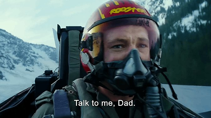 Top Gun Archive on Twitter: ""Talk to me, Dad." #TopGunMaverick"