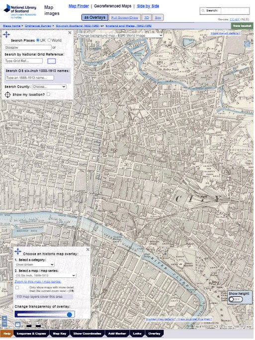 NLS Map Collections on Twitter: "Website Update 📢 A new print/export function has been added to ...