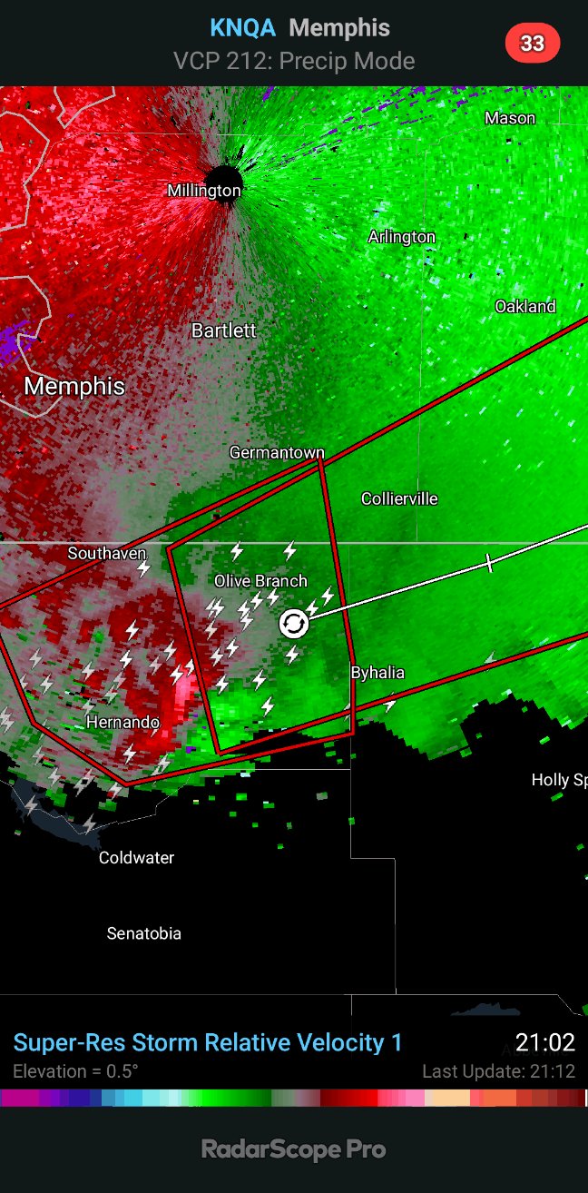 Tornado Radar Velocity
