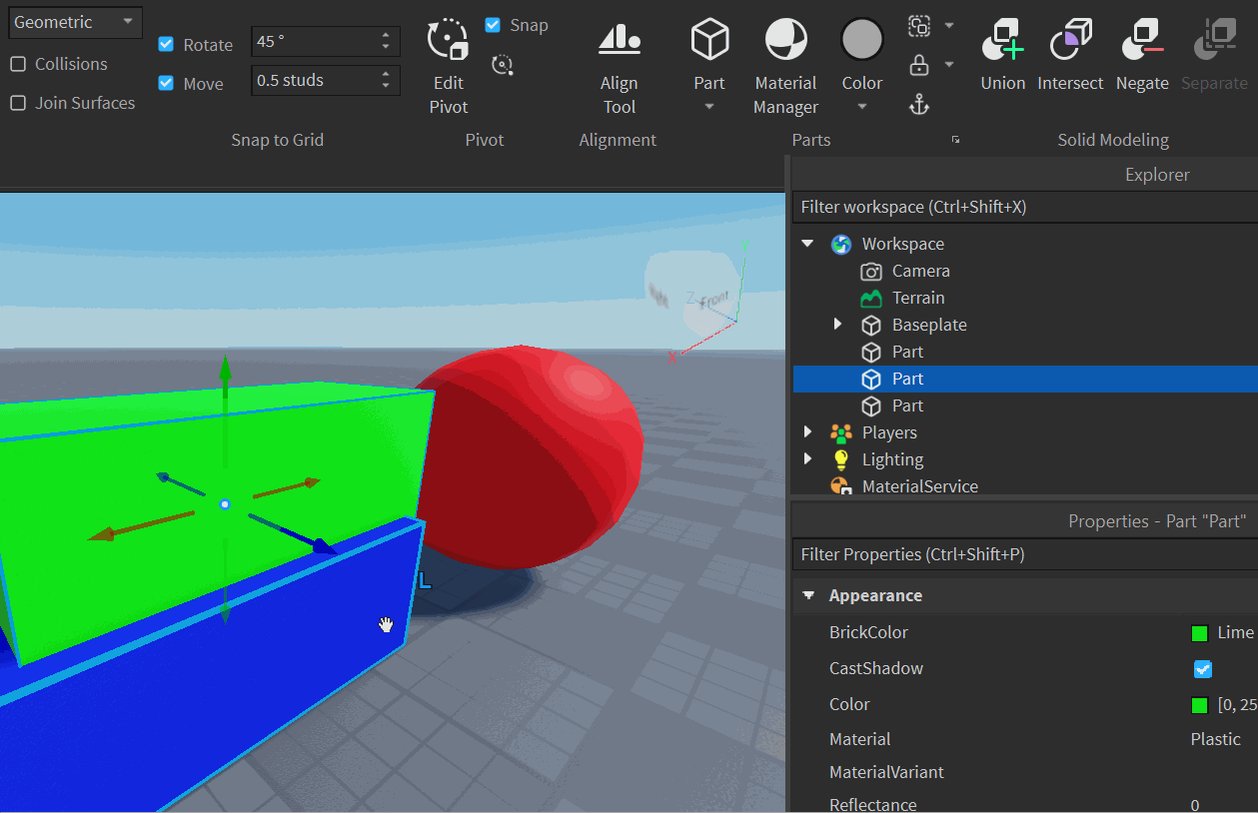 Bloxy News on Twitter: "Introducing the new Intersection operation for Computational Solid ...