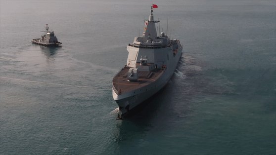 People's Daily, China on Twitter: "The PLA Navy has commissioned the Xianyang, the 8th Type 055 ...
