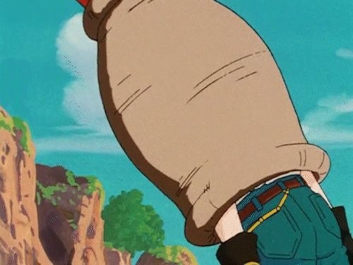 Android 18 Absorbed Gif