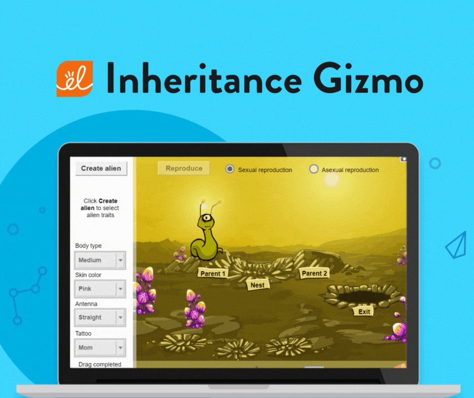 ExploreLearning on Twitter: "April 26th is Alien Day! 👽 In the Inheritance #ELGizmo, students ...