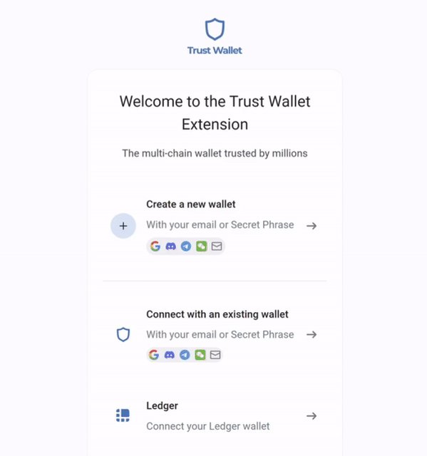 Web3Auth on Twitter: "@TrustWallet, one of the biggest wallets by @binance, is working with us ...