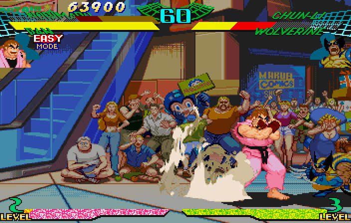 Sega City on Twitter: "Hisshou Burai-Ken! 'Marvel Super Heroes Vs. Street Fighter' SEGA Saturn"