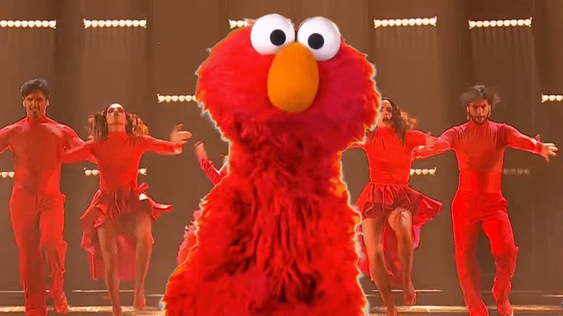 Elmo Dance Gif