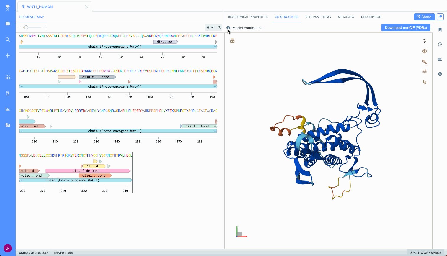 Benchling on Twitter: "Today we officially made our #AlphaFold integration (previously a beta ...