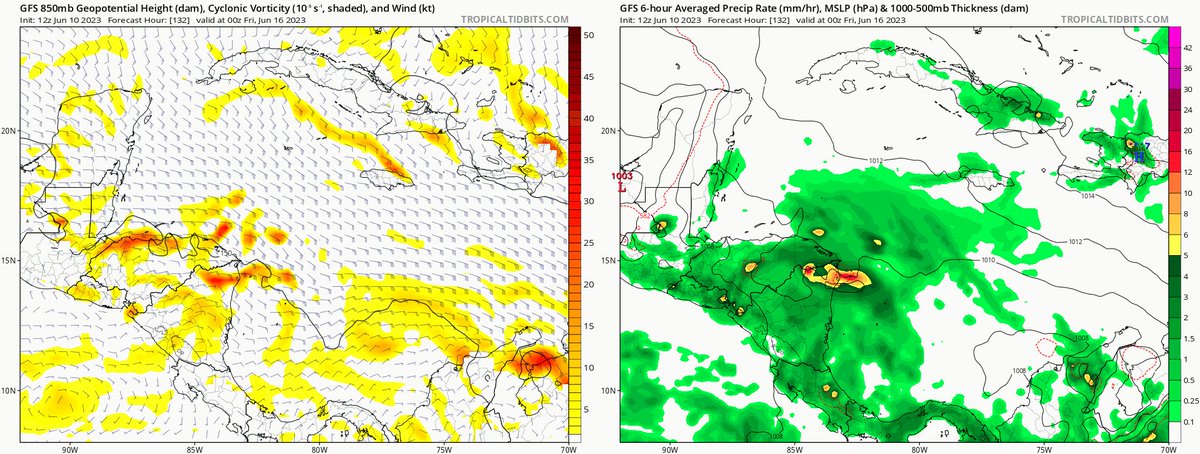 Dr. Levi Cowan on Twitter: "Remember the GFS tendency to show convective bursts that generate ...