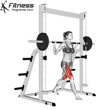 S🎧 on Twitter: "2. Smith machine deficit reverse lunges . Both exercises are unilateral ...