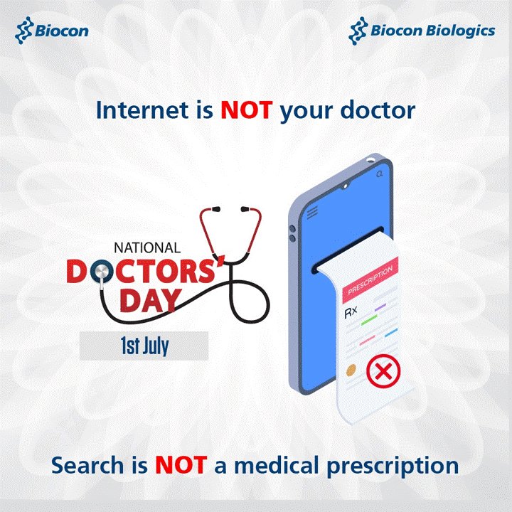 Biocon Biologics on Twitter: "Happy #DoctorsDay! 🩺 Let's celebrate the heroes who tirelessly ...
