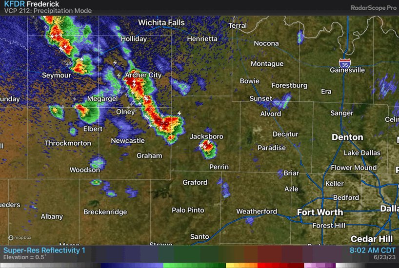 Nws Fort Worth On Twitter 8 35 Am A Few Thunderstorms Some Strong