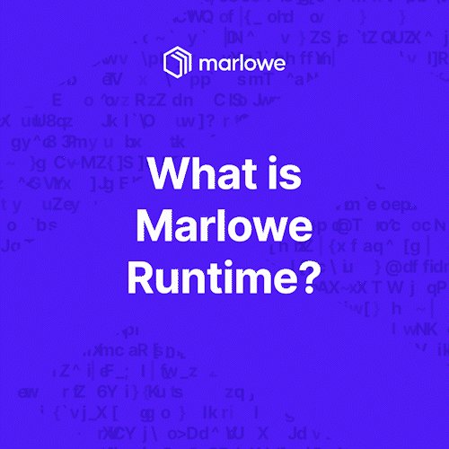 Marlowe on Twitter: "Introducing #MarloweRuntime, the application backend for managing Marlowe ...